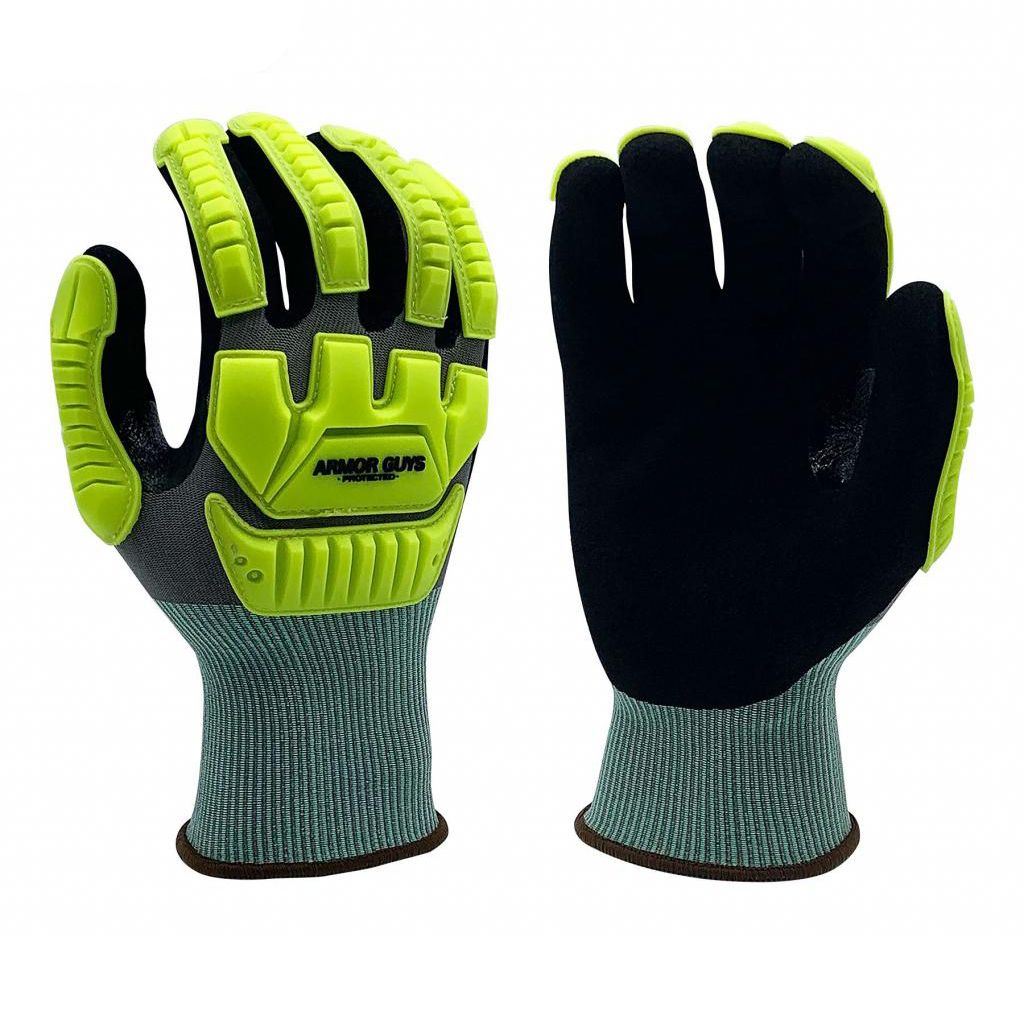 Armor Guys 18G Kyorene Pro ANSI Abrasion 5 Palm Coated Gloves - GME Supply