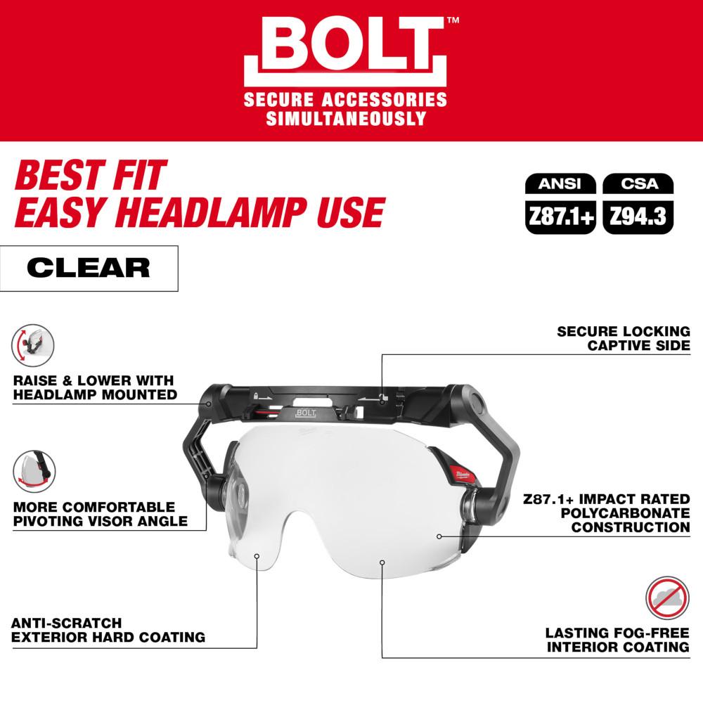 Milwaukee BOLT Eye Visor - GME Supply