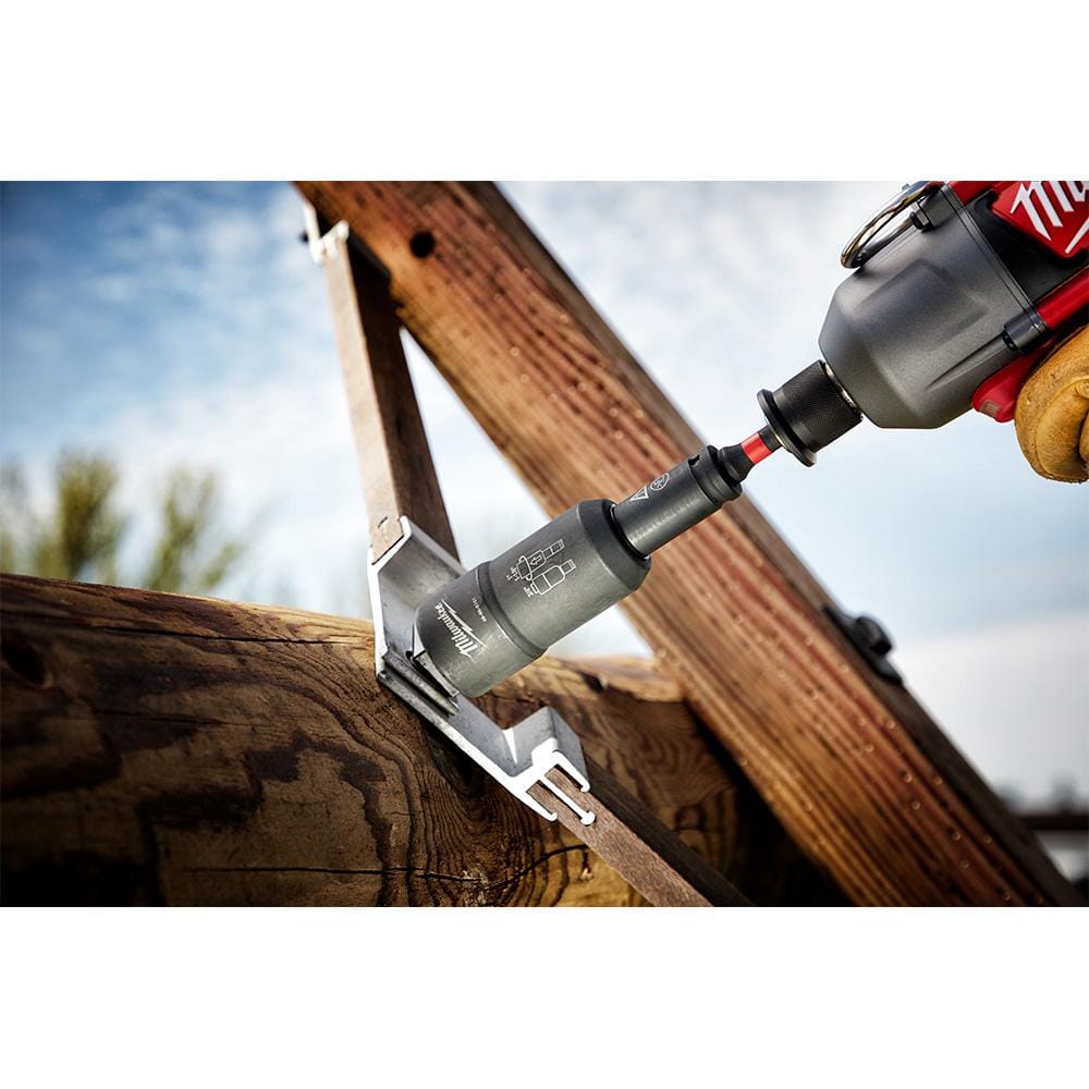 Milwaukee SHOCKWAVE Lineman 3-in-1 Distribution Utility Socket - GME Supply