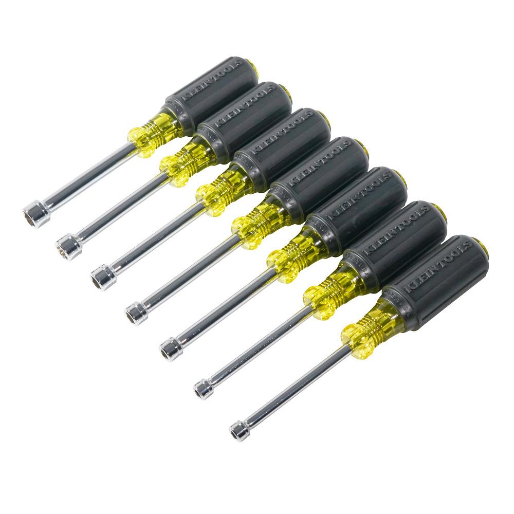 Nut Driver Set, Metric Nut Drivers, 3-Inch Shafts, 7-Piece - GME Supply