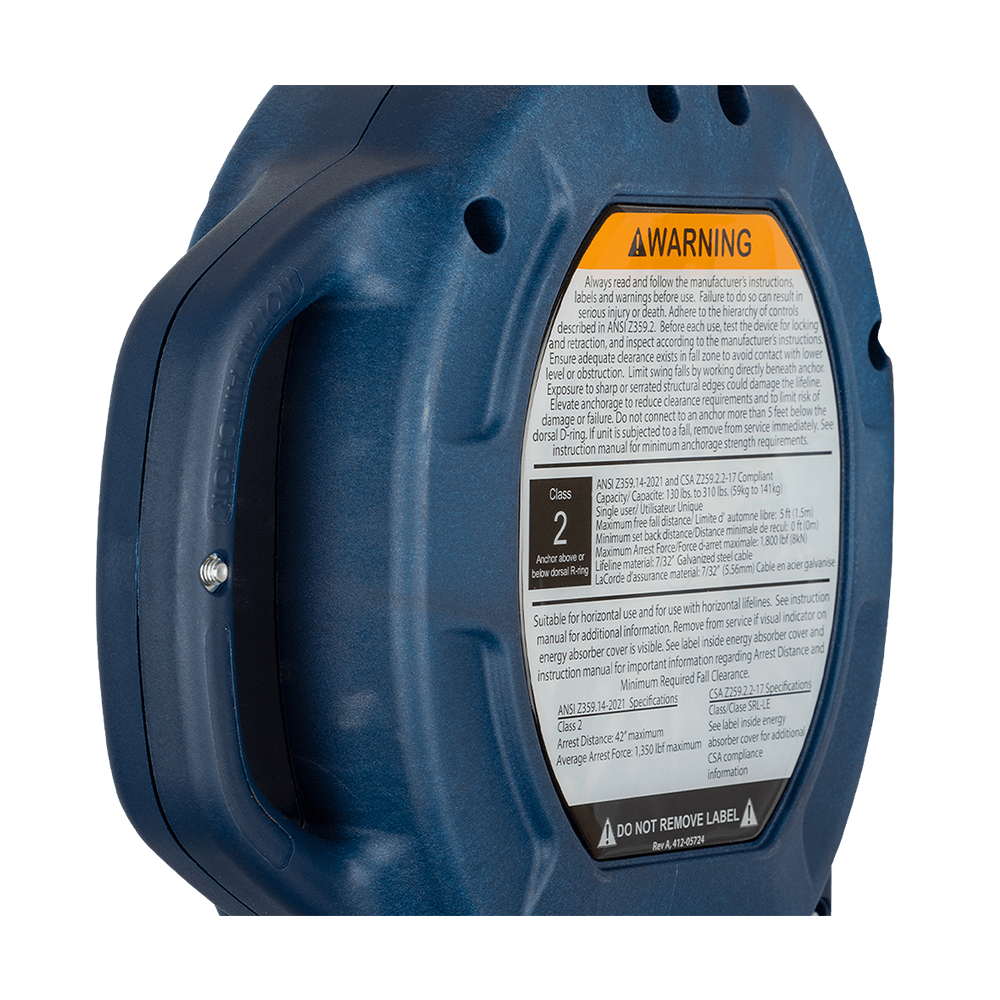 FallTech FT-R Class 2 Leading Edge Galvanized Steel Cable SRL - GME Supply