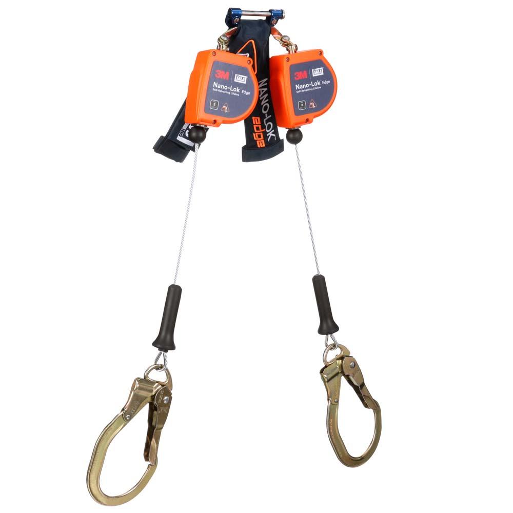 3M DBI-SALA Nano-Lok Edge Twin-Leg Personal 8-Foot Self-Retracting Lifeline - GME Supply