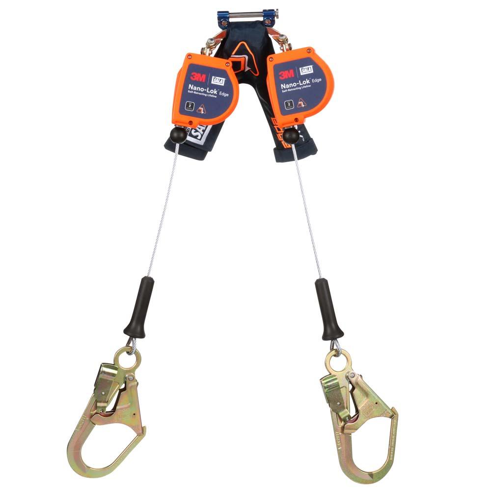 3M DBI-SALA Nano-Lok Twin-Leg Personal 7.3-Foot Self-Retracting Lifeline - GME Supply