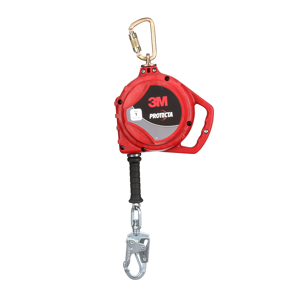 3M Protecta 20ft Steel Swivel Snap Hook Galvanized Cable Self-Retracting Lifeline - GME Supply