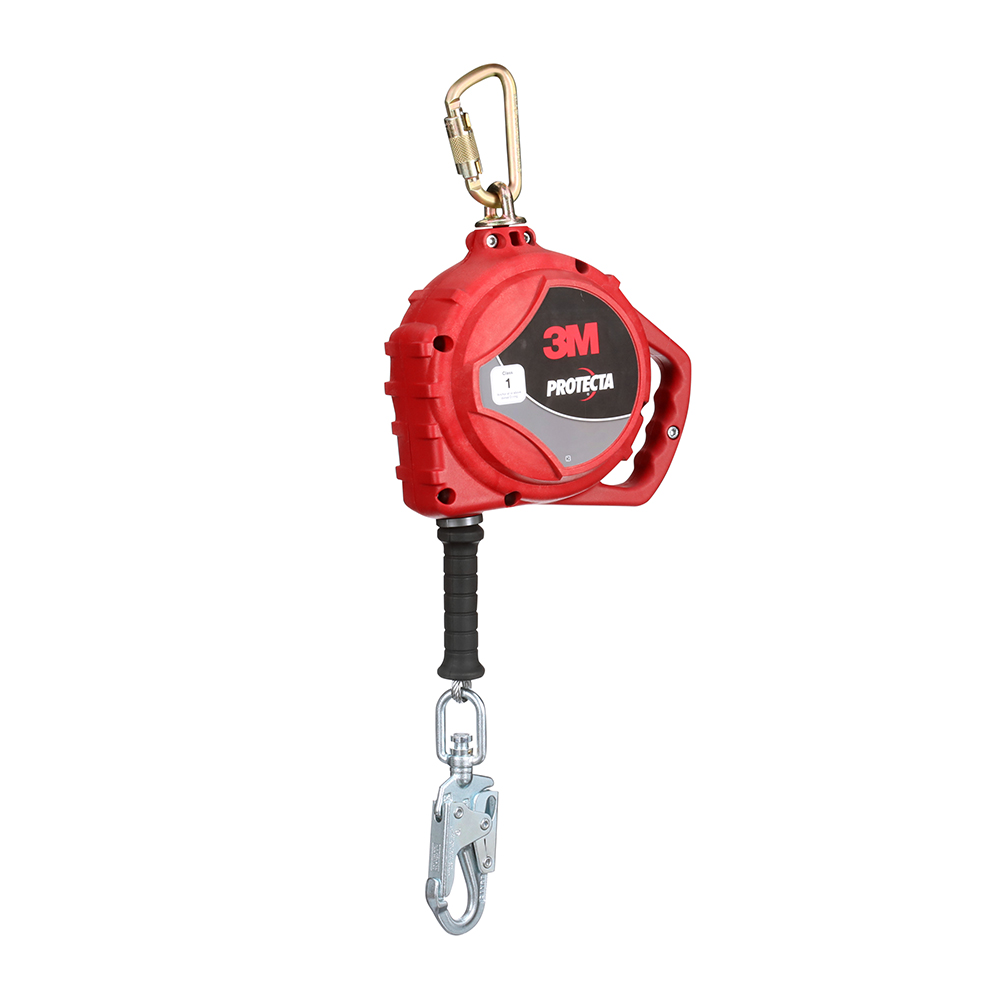 3M Protecta 20ft Steel Swivel Snap Hook Galvanized Cable Self-Retracting Lifeline - GME Supply