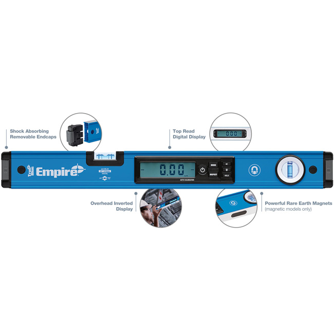Empire Magnetic Digital Box Level - GME Supply