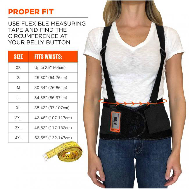 Ergodyne ProFlex 100 Economy Back Support - GME Supply
