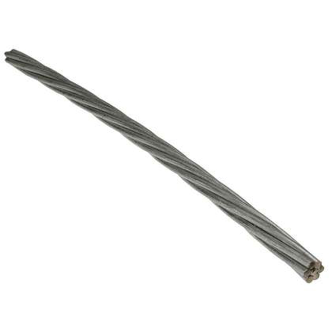 US Cargo Control 20 Foot 1X7 Galvanized EHS Wire Rope Guy Strand - GME ...