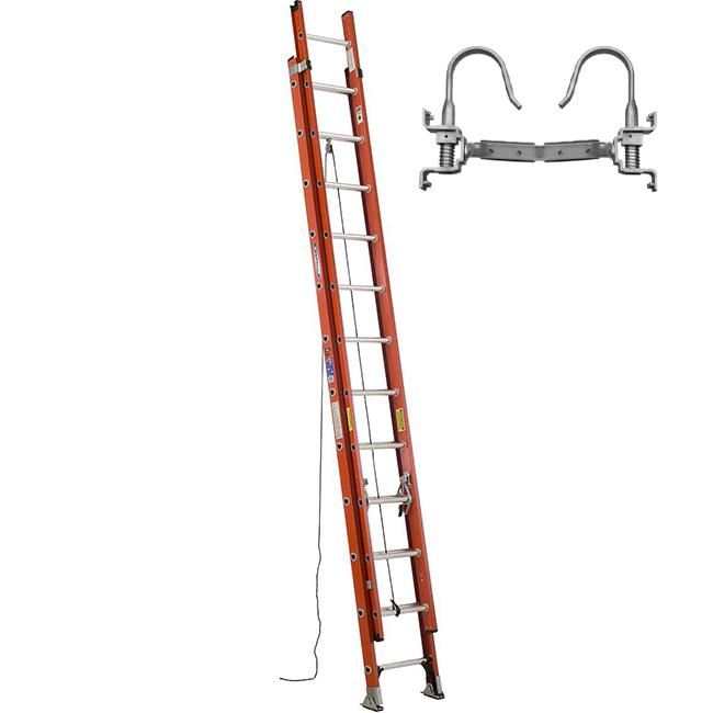 Werner D6200-2 Series Type 1A Fiberglass Extension Ladder - GME Supply