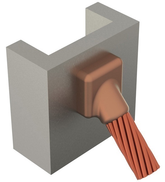 Cadweld Cable to Steel Vertical Mold- Angle - GME Supply