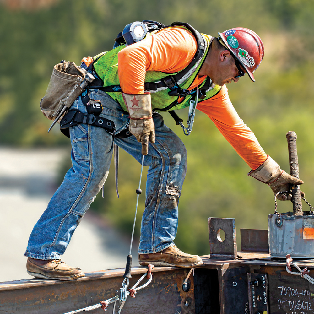 Falltech 8 Foot FT-X Cable Class 2 Leading Edge Twin-leg Personal SRL ...