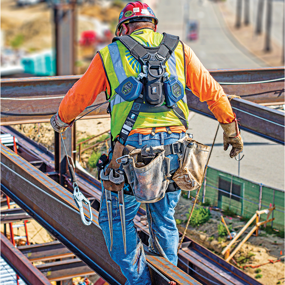 Falltech 8 Foot FT-X Cable Class 2 Leading Edge Twin-leg Personal SRL ...