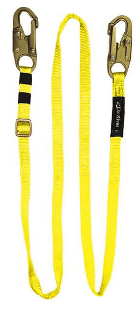 Elk River Adjustable Web Lanyard with Steel Snaphooks - GME Supply