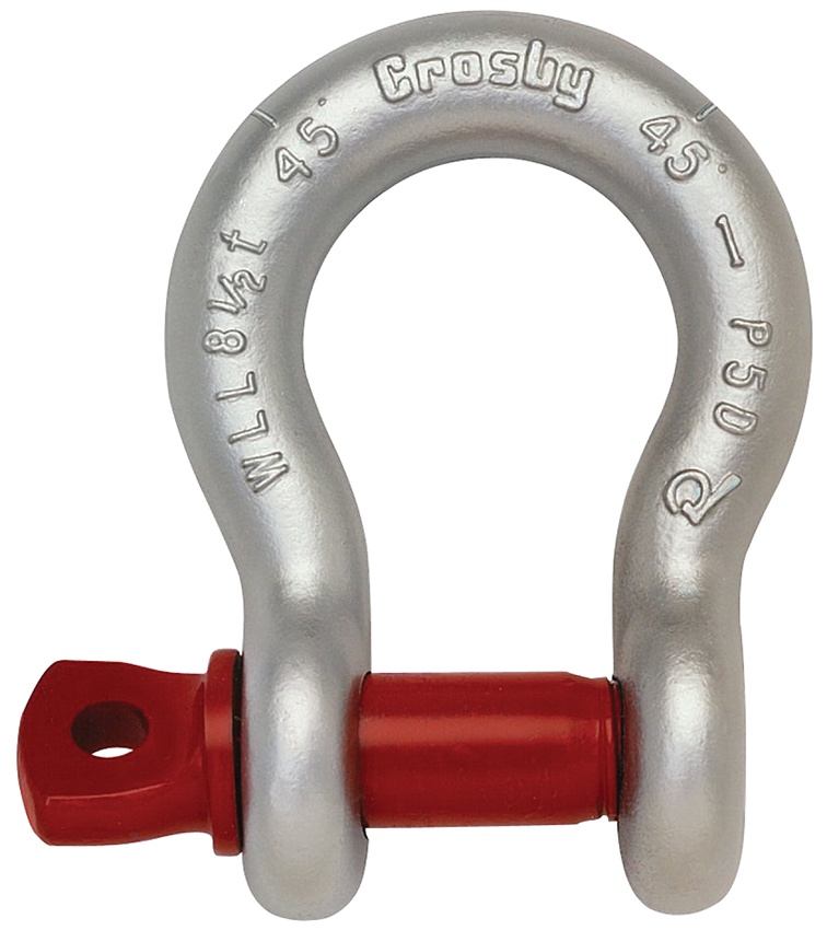 Crosby G-209 Galvanized Screw Pin Shackles - GME Supply