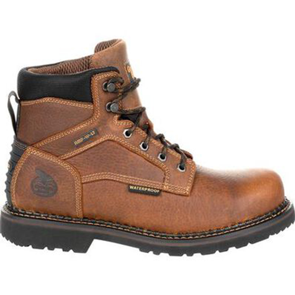 Georgia Boot Giant Revamp Waterproof 6 Inch Work Boots with Steel Toe ...