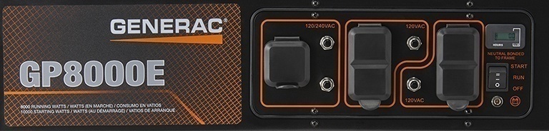 Generac GP8000E Portable Generator - GME Supply