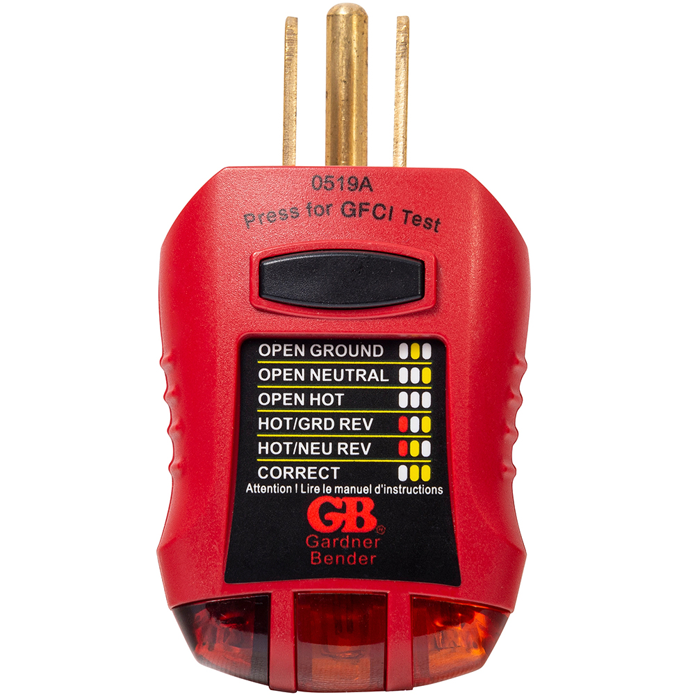 Gardner Bender Ground Fault Receptacle Tester and Circuit Analyzer ...