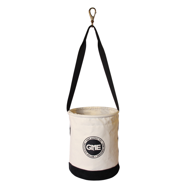 GME Supply 75 lb Plastic Bottom Canvas Bucket - GME Supply