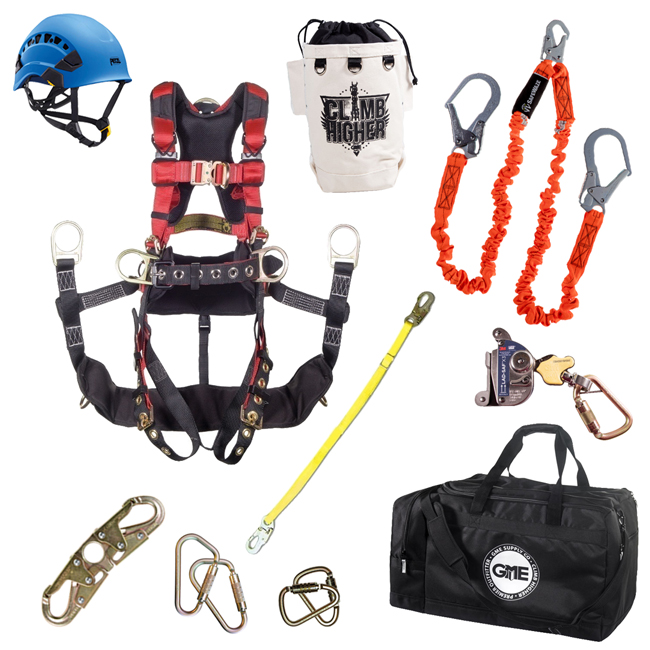 GME Supply 90002 Complete Tower Climbing Fall Protection Kit - Bundle ...