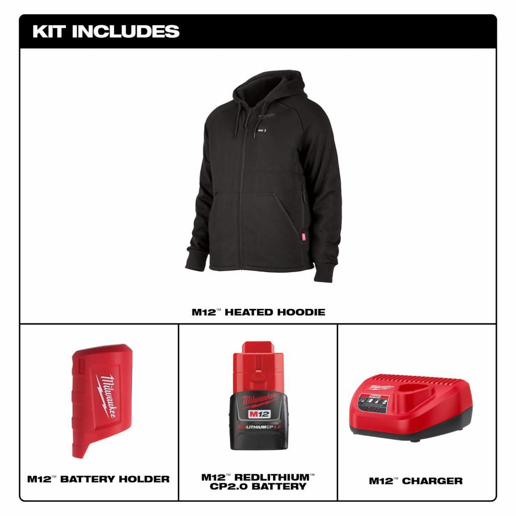 Milwaukee M12 Heated Hoodie Kit - GME Supply