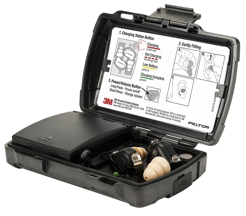 3M™ PELTOR™ WS™ LiteCom PRO III - Hard Hat Attached - Intrinsically ...