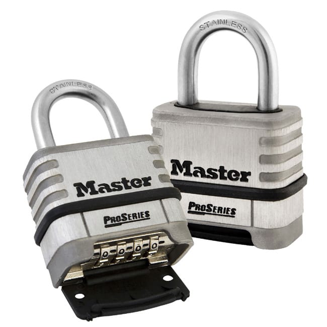 Master Lock 2-1/4 Inch (57mm) ProSeries Stainless Steel Resettable ...
