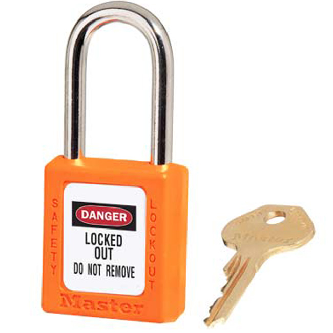 Master Lock 410 1-1/2 Inch (38mm) Zenex Thermoplastic Safety Padlock ...