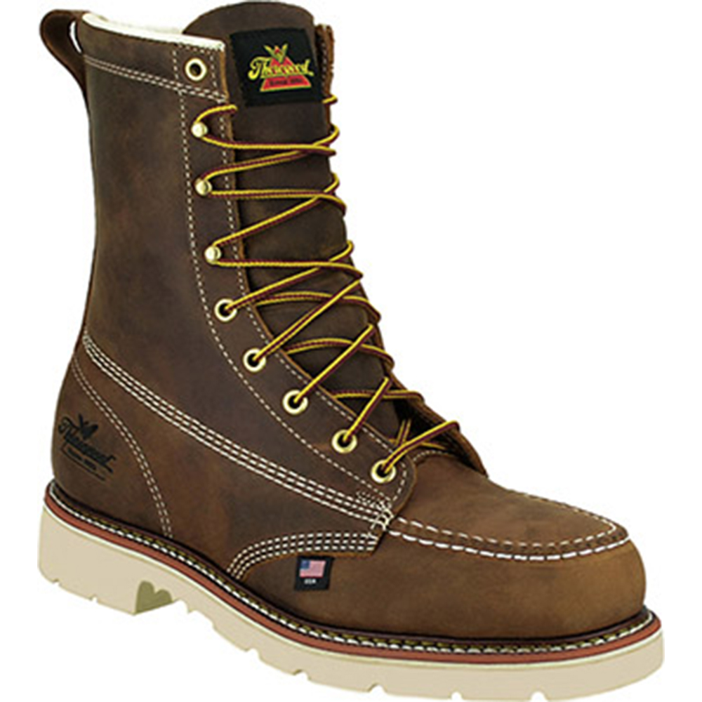 Thorogood Men's American Heritage 8 Inch Work Boots with Steel Toe ...