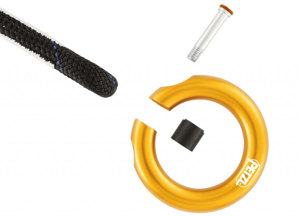 Petzl RING OPEN Multi-Directional Gated Ring - GME Supply