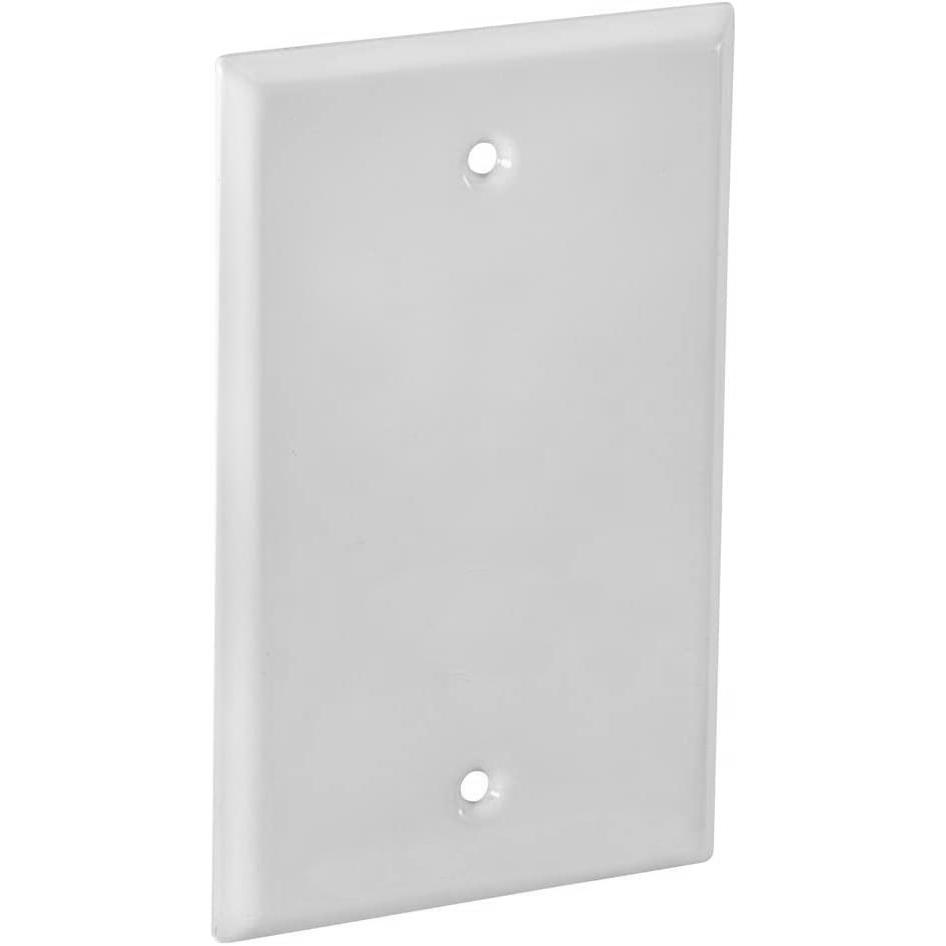 PPC White Blank Wall Plate - GME Supply