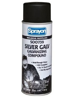 Sprayon Silver Galvanizing Aerosol Spray - 12 Pack - GME Supply