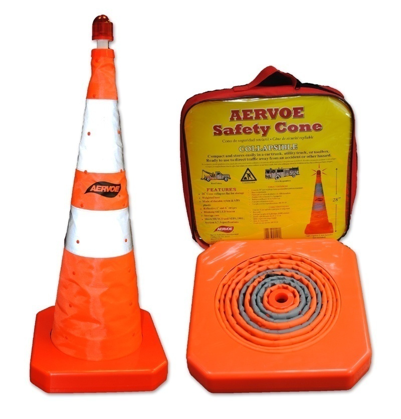 1191 Aervoe Collapsible Traffic Safety Cone - GME Supply