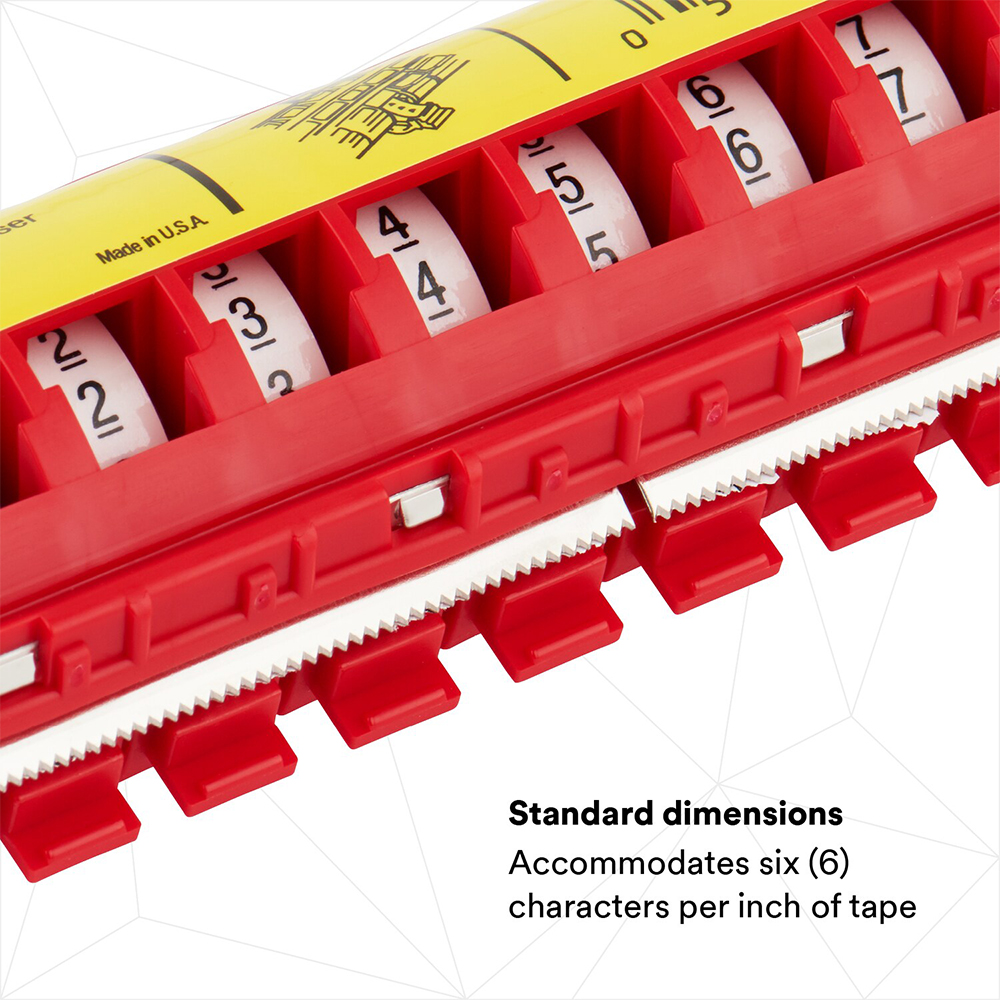 3M ScotchCode Wire Marker Tape Dispenser - GME Supply
