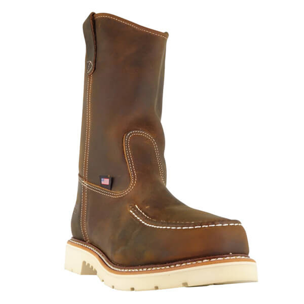 Thorogood American Heritage 11 Inch Trail CrazyHorse Steel Toe Pull-On ...