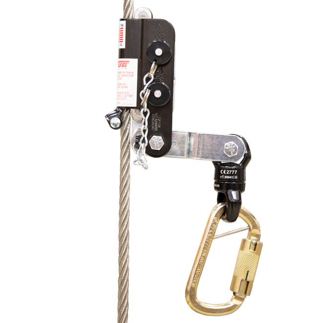 Tuf-Tug 3/8 Inch Wire Grab Fall Arrester with Swivel - GME Supply