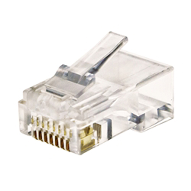 Vericom Cat6 RJ45 Clear Connectors (50 Pack) - GME Supply
