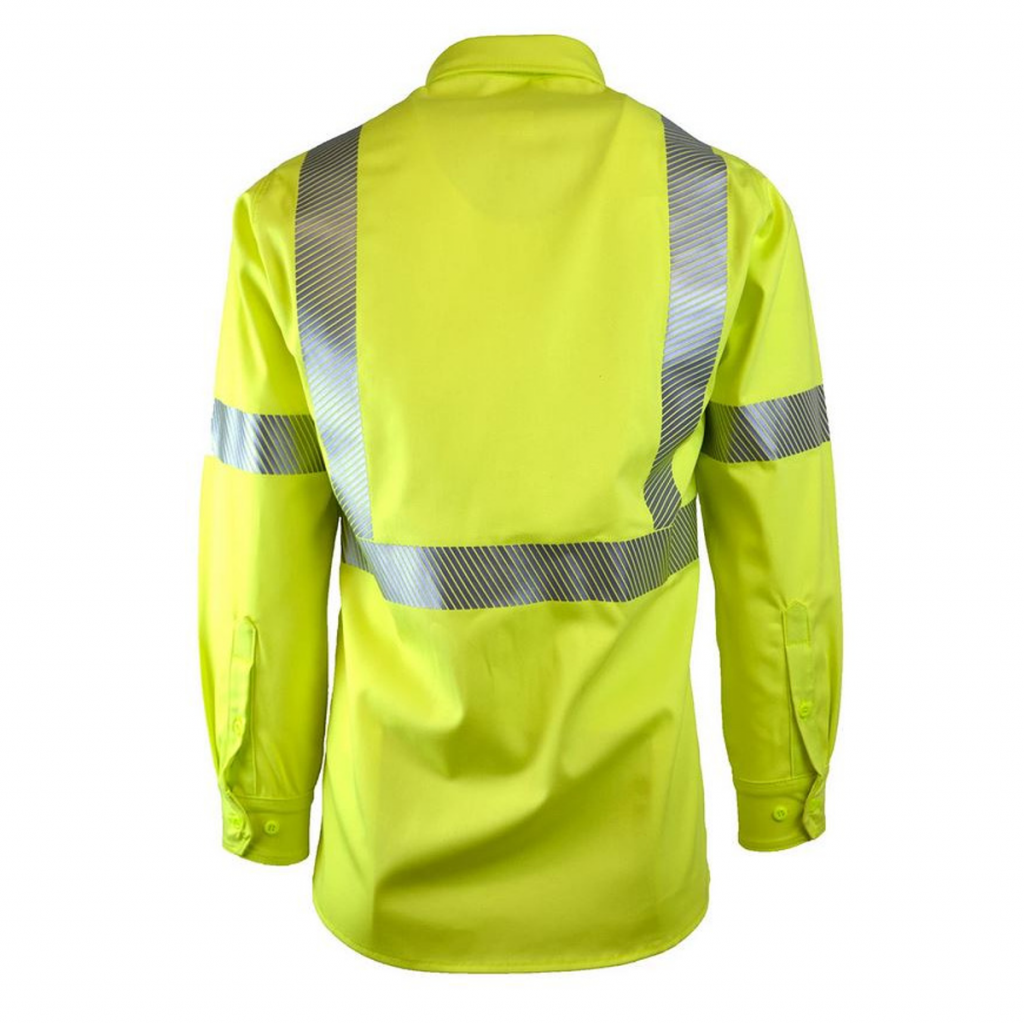 Lapco 7oz FR Hi-Viz Class 2 Uniform Shirt - GME Supply