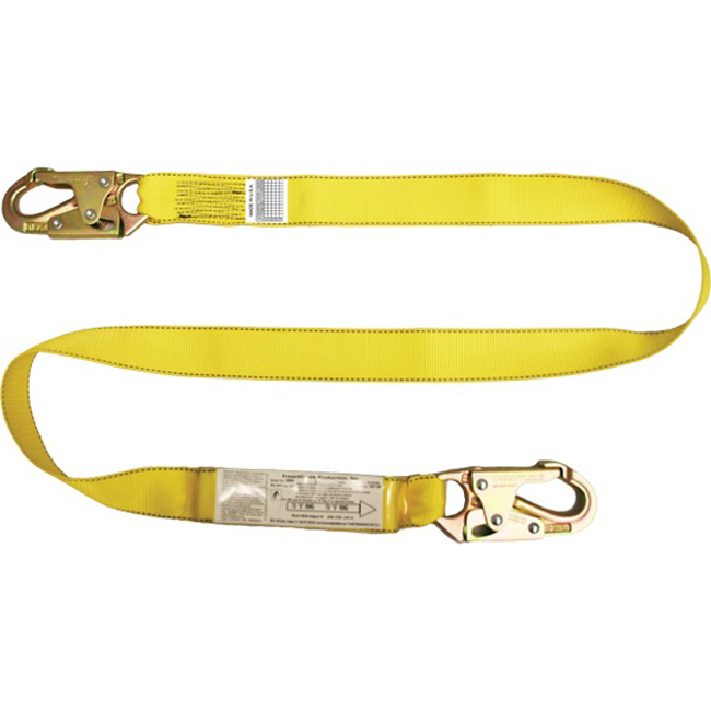 French Creek 1-3/4 Inch Web Single-Leg Six Foot Heavy Duty Lanyard with ...