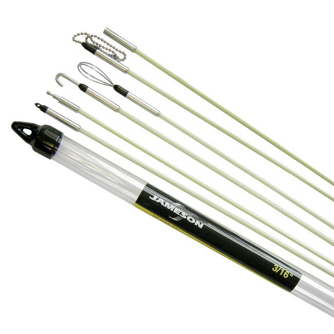 Jameson Fiberglass Glow Fish Rod 3/16 Inch Diameter Kit - GME Supply