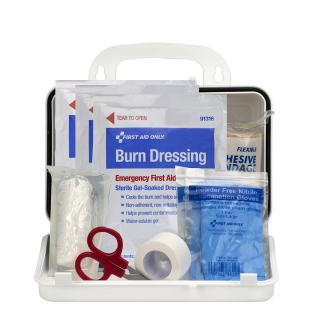 First Aid Only Burn Care Kit with Plastic Case - GME Supply