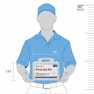 First Aid Only ANSI A 25 Person Plastic ANSI 2021 Compliant First Aid ...