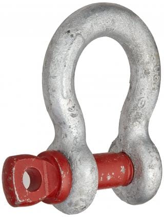 Crosby G-209 Galvanized Screw Pin Shackles - GME Supply