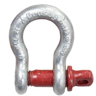 Crosby G-209 Galvanized Screw Pin Shackles - GME Supply