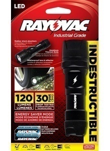 Rayovac Virtually Indestructible 3 AAA LED Flashlight - GME Supply