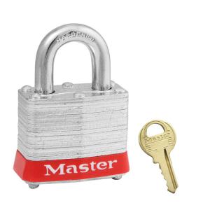 Master Lock 1-9/16 Inch (40mm) Laminated Steel Safety Padlock with 3/4 ...