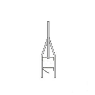 Rohn 25G Standard Top Tower Section with ID Mounting Pipe - GME Supply