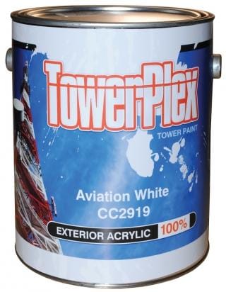 Tower Painting and Coating - TowerPlex Aviation Orange White Tower ...