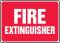 Accuform 'Fire Extinguisher' Sign - GME Supply