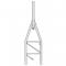 Rohn 25G Tapered Top Tower Section - GME Supply