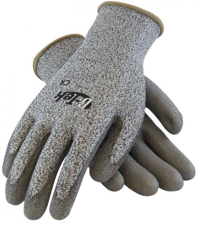 G-Tek PolyKor Poly Coated A3 Cut Level Gloves - GME Supply